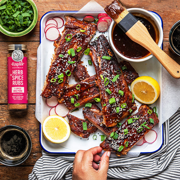 Five Spice Pork Sticky Hoisin Ribs – Raptor Naturals