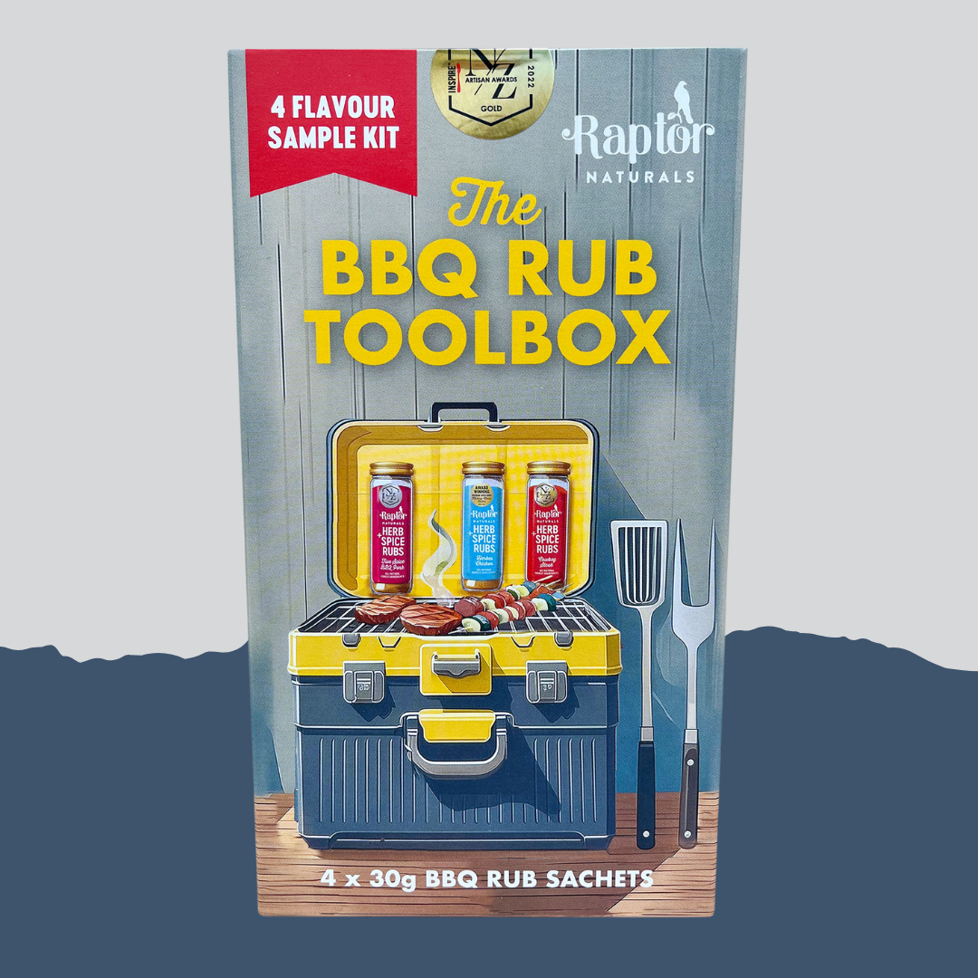 BBQ Rub Toolbox - 4 Flavour Sample Kit – Raptor Naturals