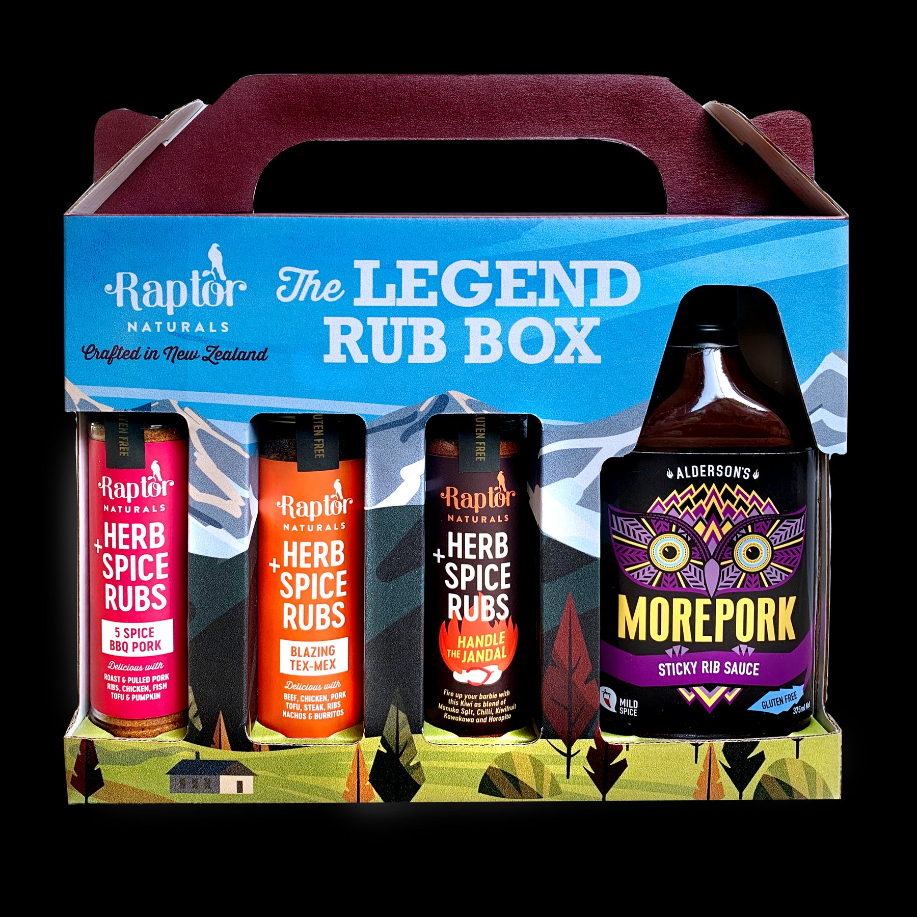 NZ Made BBQ Raptor Rubs Gift Set – Raptor Rubs NZ